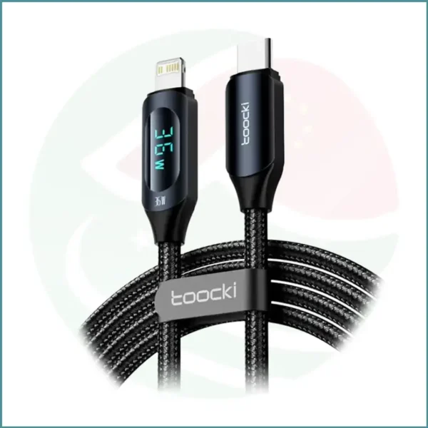 Toocki 36W Type-C to Lightning | 2 Meter Cable With Digital Display ...
