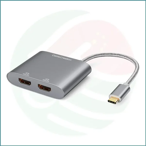 CableCreation USB‑C to Dual HDMI Adapter | 4K@30Hz – Pak China Mart